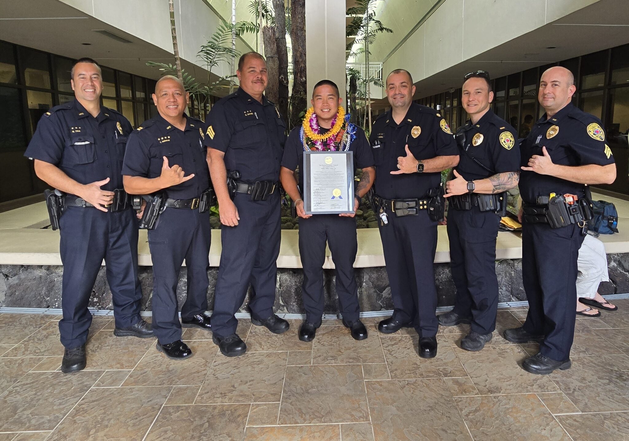 Hawaiʻi Police Department | Officer Lin Receives Haweo Award For ...