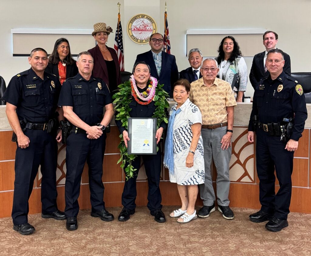 Detective Kohara Receives Haweo Award For His Investigative Prowess ...