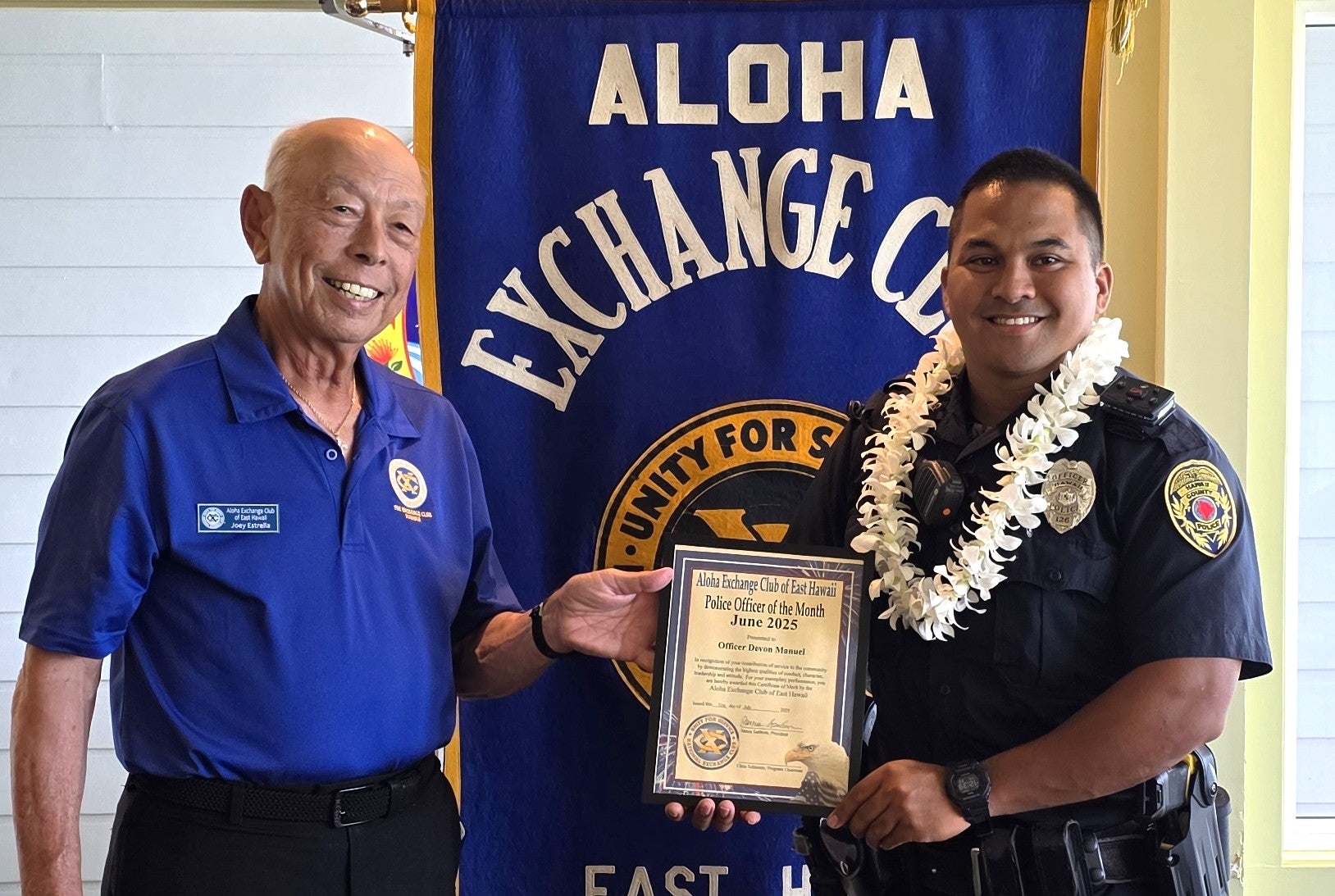 Hawaiʻi Police Department | Three Officers Honored by Aloha Exchange ...